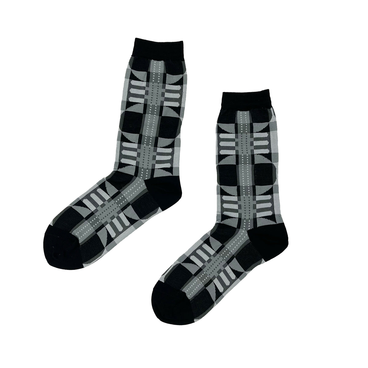 Socks - Roll Up - N-8 / N3-8 - Black / Grey – nuno-shopping